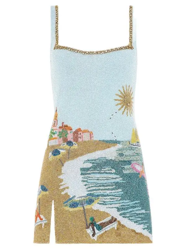CLIO PEPPIATT Embellished Mini Dress - Multi