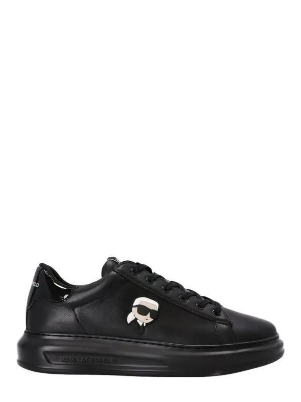 Karl Lagerfeld Ikonik Nft Kapri Lace-up Sneakers - Black