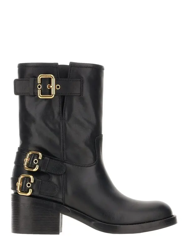 Chloé Buckled Boots - Multicolor