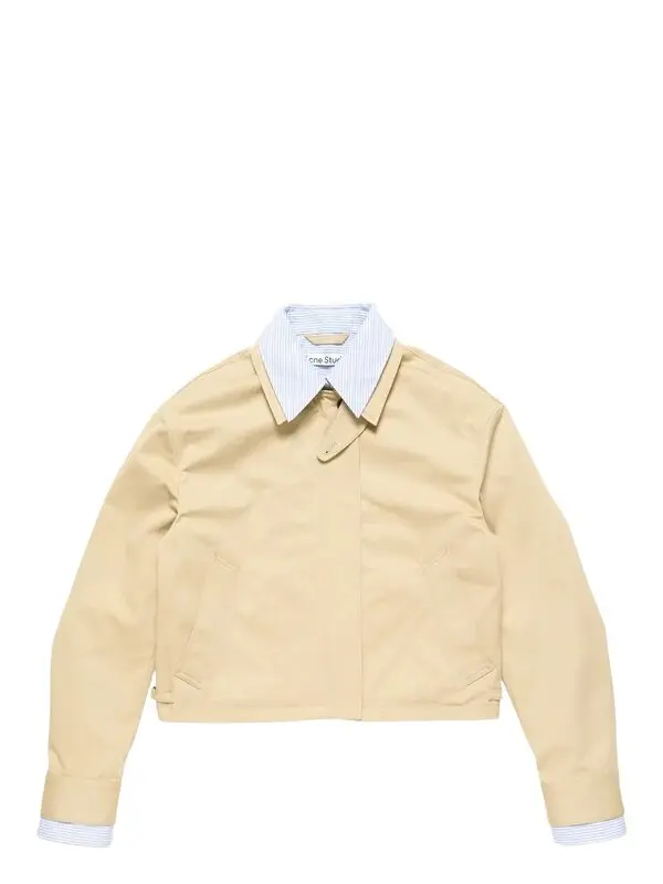 Acne Studios Layered Twill Jacket - Yellow