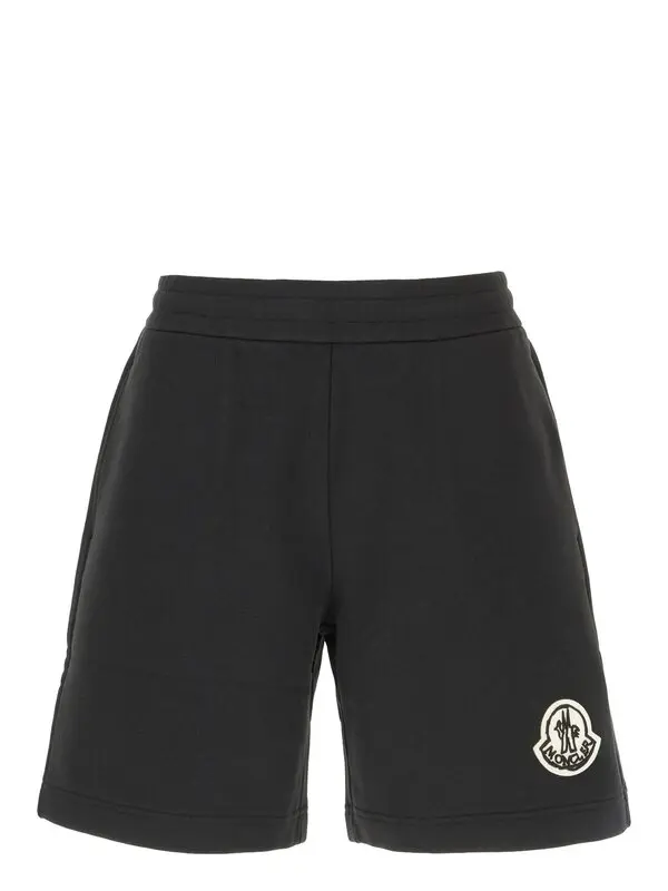 Moncler Logo Applique Shorts - Multicolor