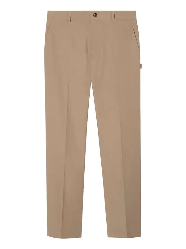 Burberry Cotton Twill Slim Chinos - Beige