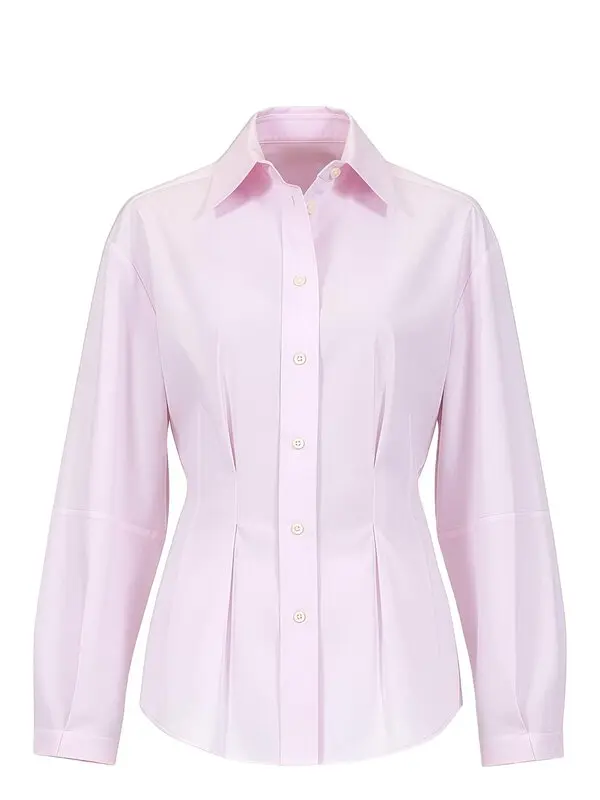CALLAS MILANO Lucia Lantern Sleeve Shirt - Pink