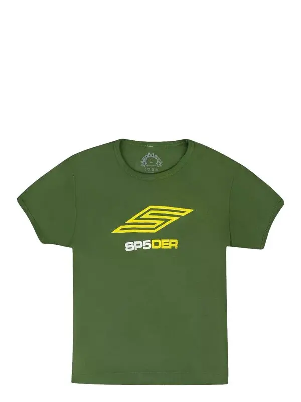 SP5DER Logo Print T-shirt - Green
