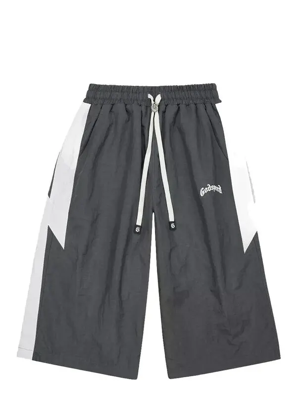 GODSPEED Anvil 3/4 Side-stripe Shorts - Grey
