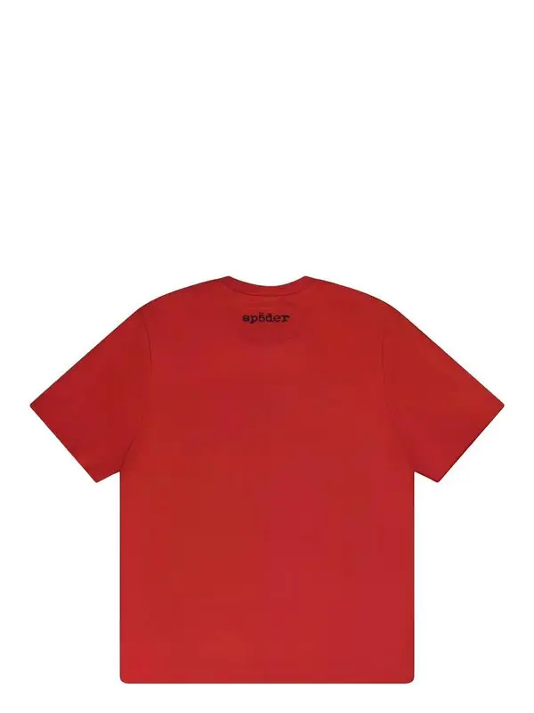 SP5DER Graphic-print T-shirt - Red