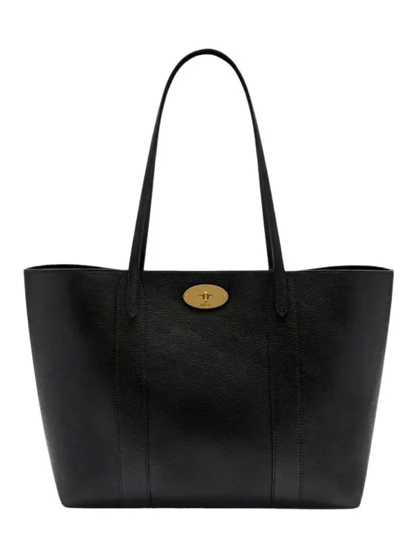 Mulberry Bayswater Grained Leather Tote Bag - Black