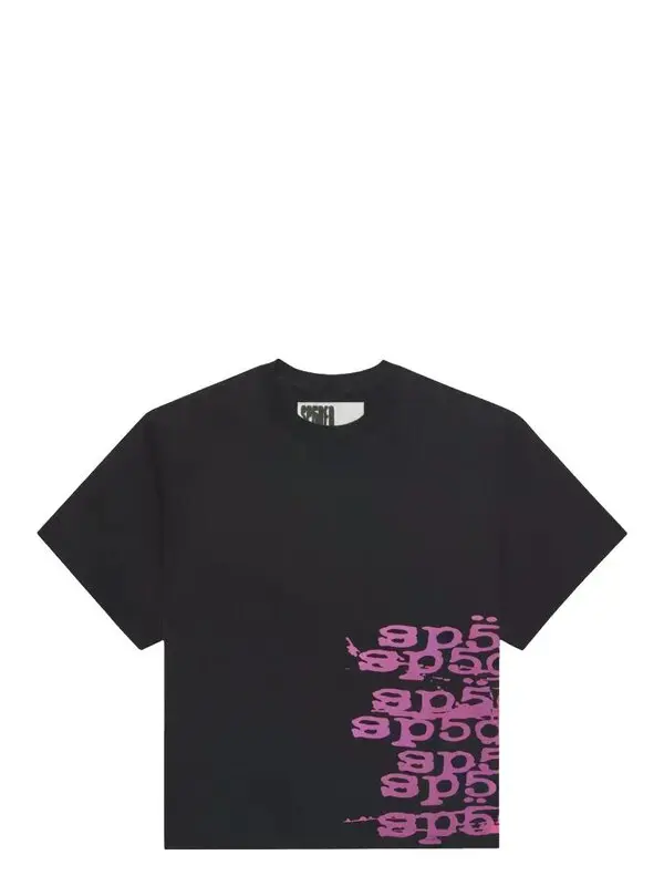 SP5DER Stacked Short-sleeve T-shirt - Black