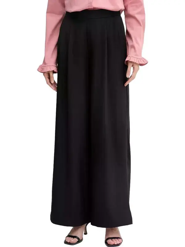 Joseph Ribkoff Pleated Wide-leg Trousers - Black
