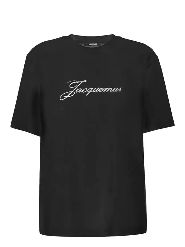 Jacquemus Logo Print T-shirt - Black