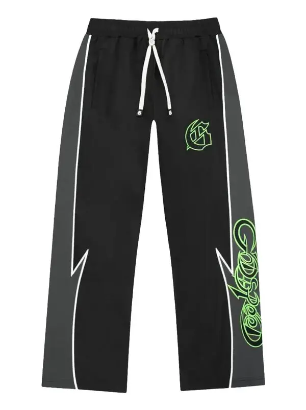 GODSPEED Gt Panelled Drawstring-detail Track Pants - Black