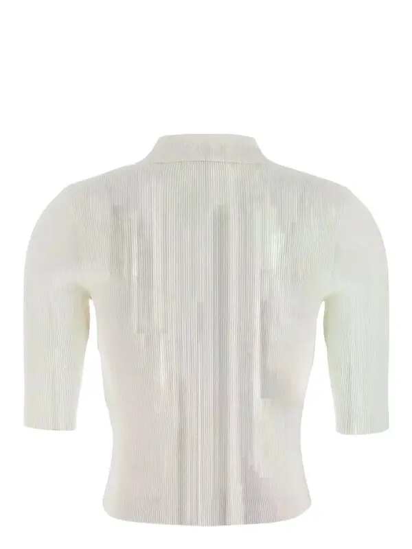 Auralee Ribbed-knit Polo Shirt - Neutrals