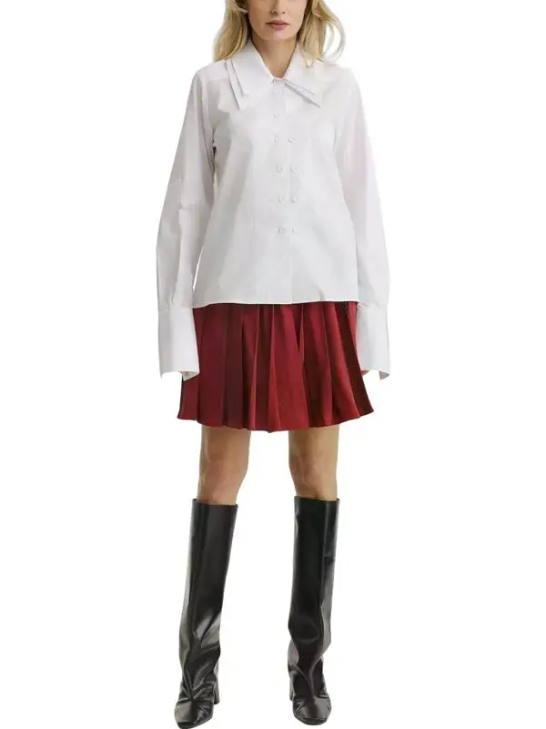 CUANNA Angel Pleated Skirt - Red