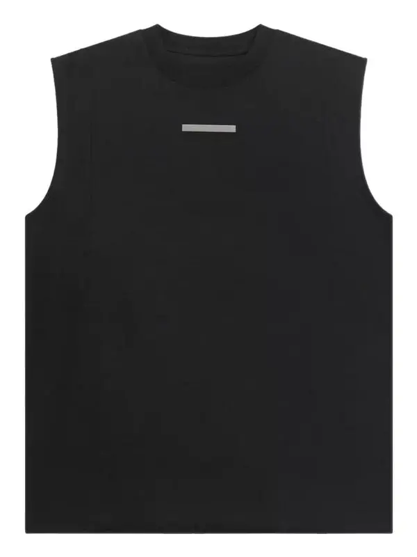 HELIOT EMIL Astrape Logo-plaque Tank Top - Black