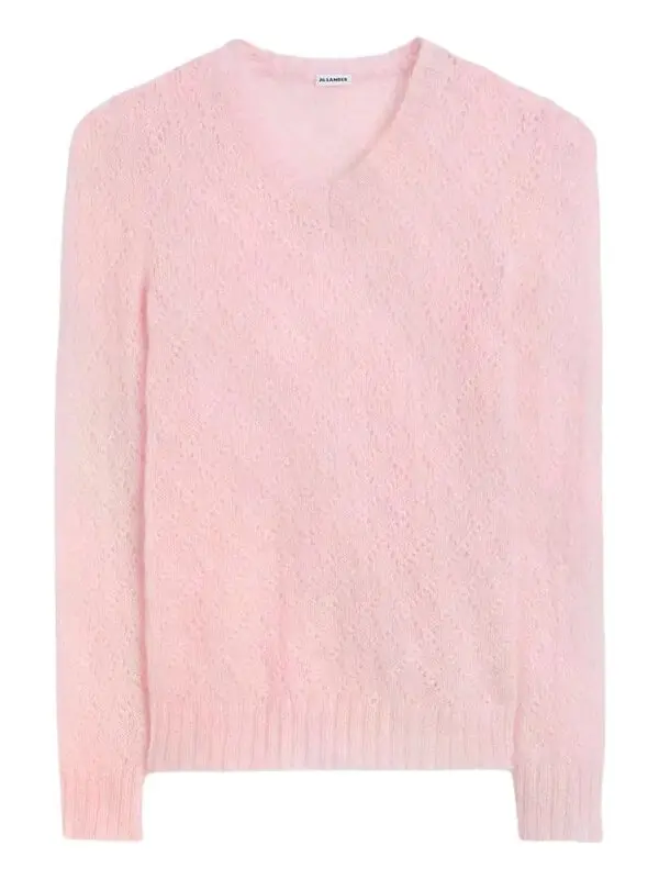 JIL SANDER V-neck Sweater - Pink