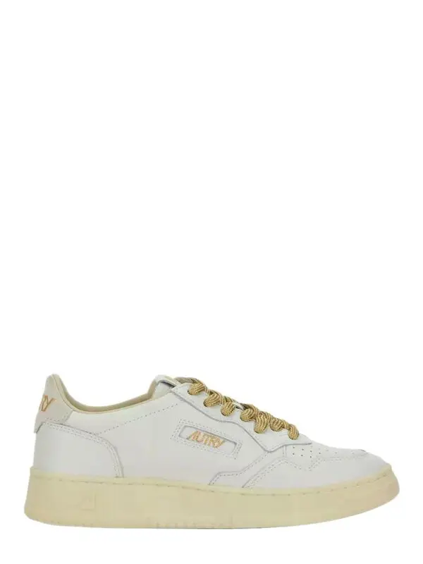 AUTRY Medalist Perforated Panel Sneakers - Neutrals