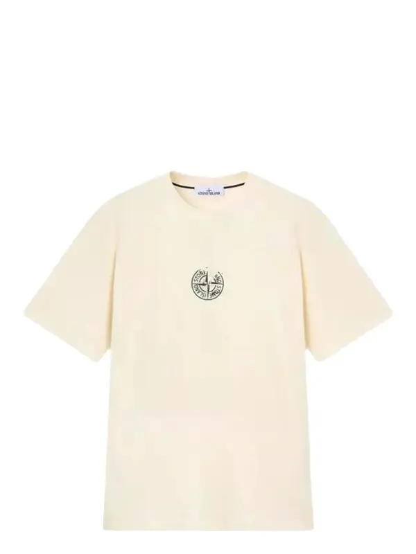 Stone Island Logo-print T-shirt - Neutrals
