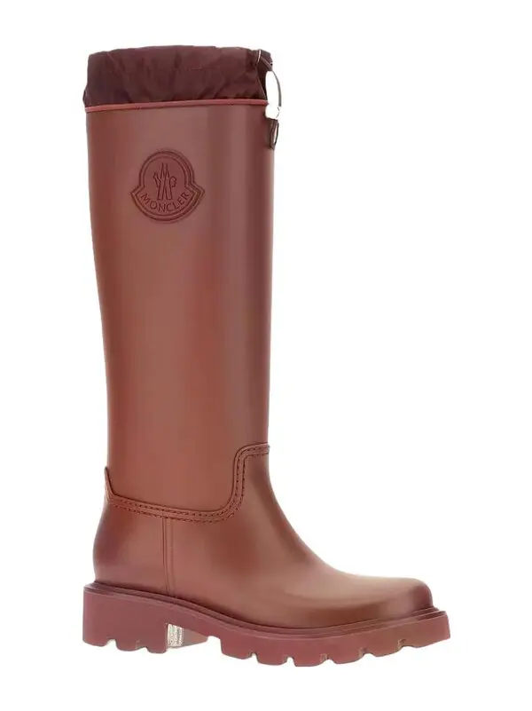 Moncler Knee-high Rain Boots - Red