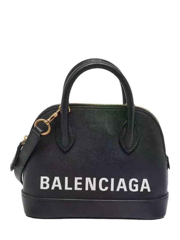 Balenciaga Ville Logo-print Tote Bag - Black