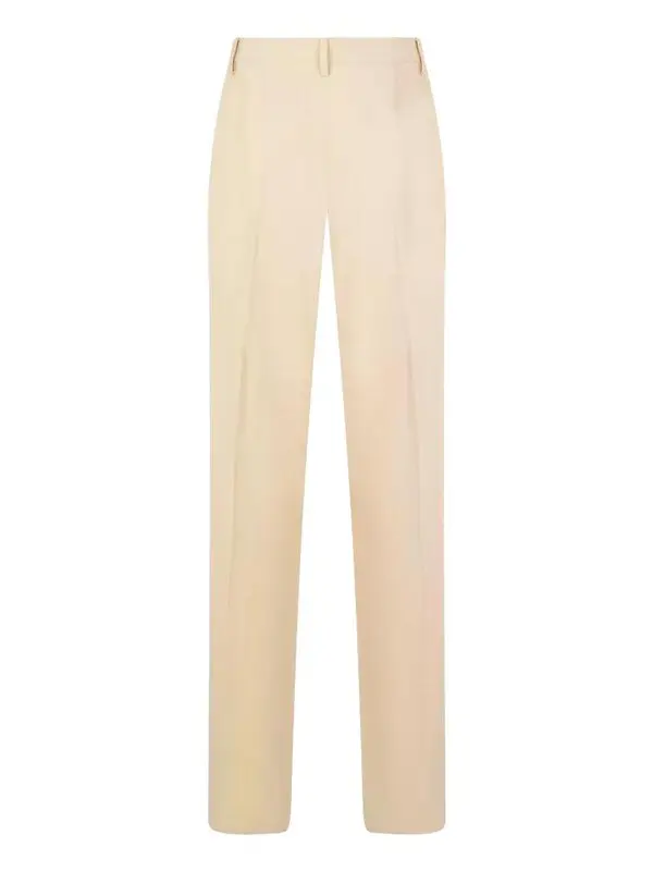 Alberta Ferretti High-waisted Pleated Trousers - Neutrals