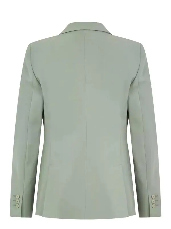 Alberta Ferretti Single-breasted Peak Lapel Blazer - Green