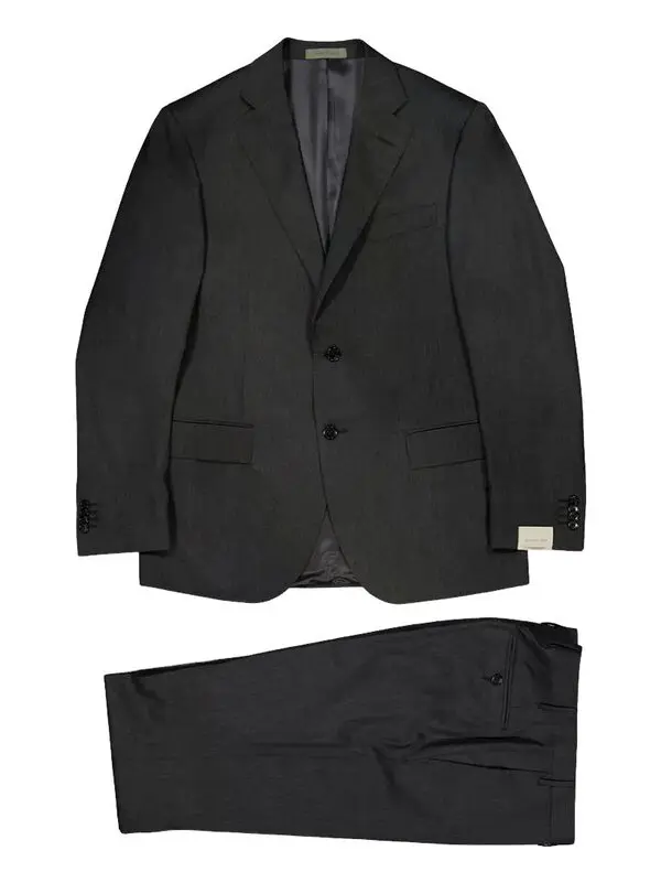 Corneliani Melange Virgin Wool Suit - Grey