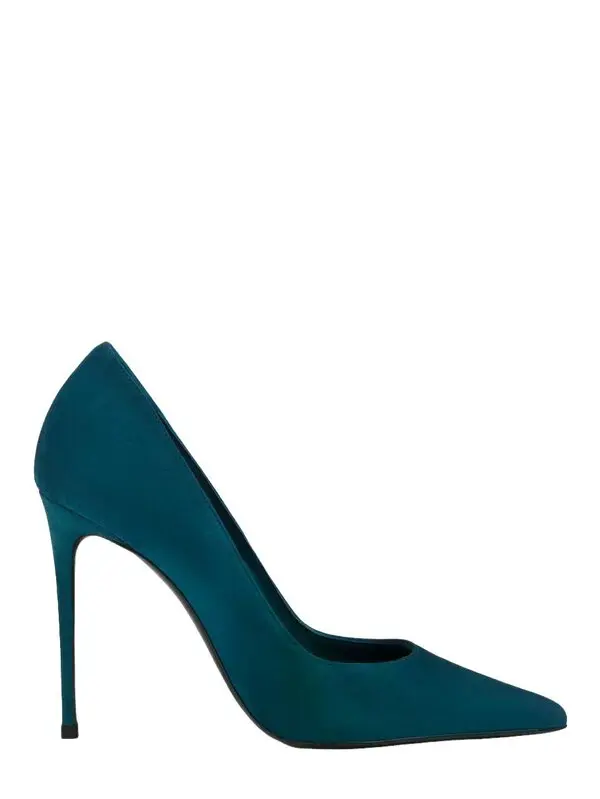 LE SILLA Eva Pointed-toe Suede Pumps - Blue