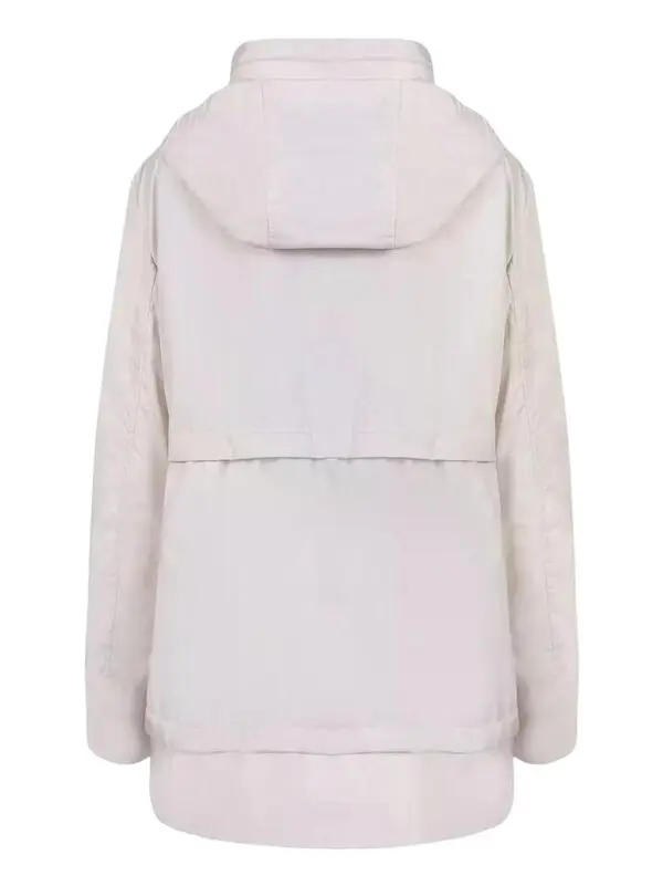 MOORER Sinia Wk Drawstring Hooded Zip-up Jacket - Neutrals