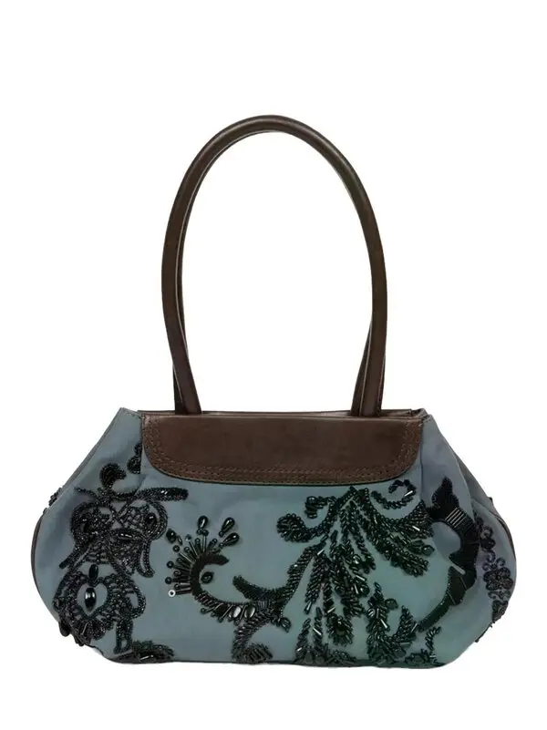 Dries Van Noten Embellished Shoulder Bag - Blue