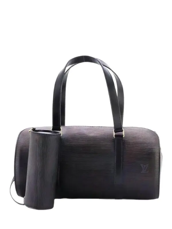 LOUIS VUITTON Soufflot Epi Leather Handbag - Black