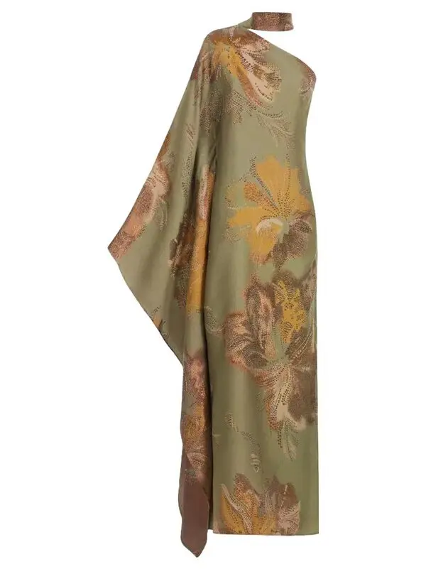 TALLER MARMO One-shoulder Gown - Green