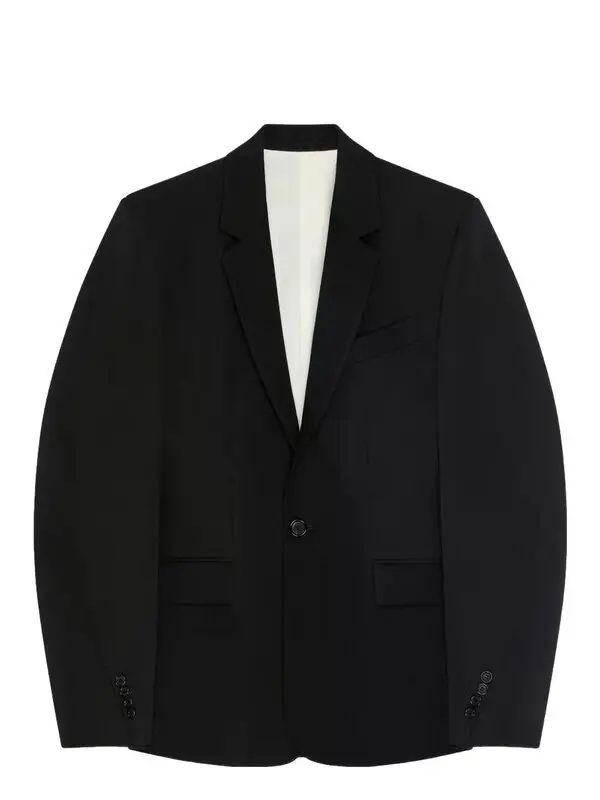 Givenchy Single-breasted Notch-lapel Blazer - Black