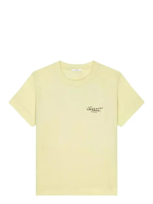 Givenchy Logo-print T-shirt - Yellow