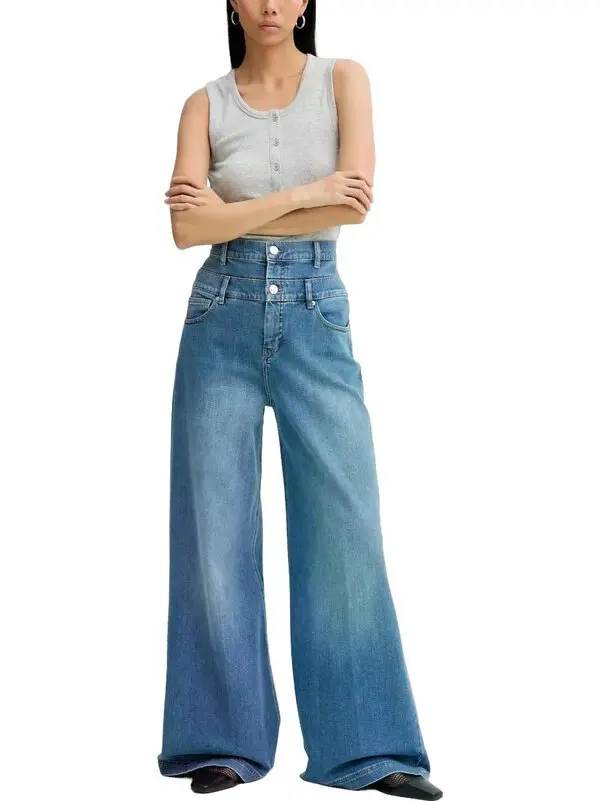 Munthe Boma Half-button Tank Top - Grey