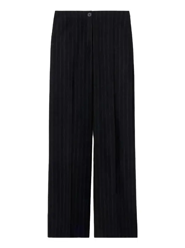 Claudie Pierlot Pinstripe-pattern Tailored Trousers - Blue