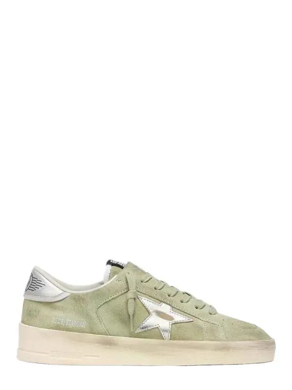GOLDEN GOOSE Stardan Suede Sneakers - Green