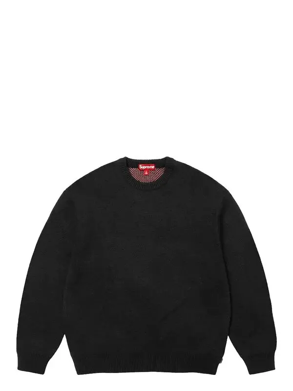 Supreme X Spitfire Intarsia Knit Sweater - Black