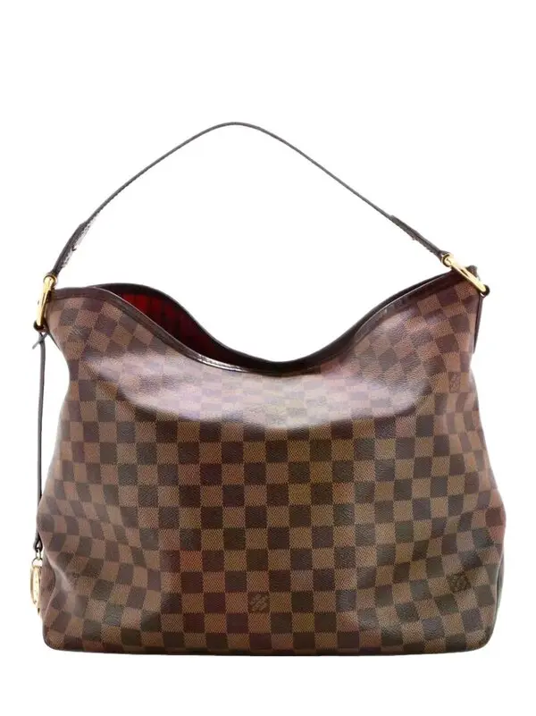 LOUIS VUITTON Damier Hobo Bag - Brown