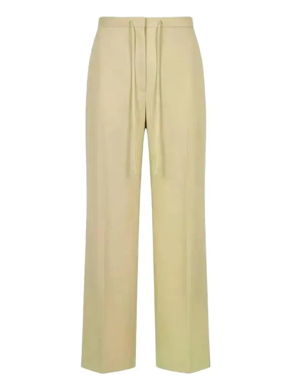 RÓHE Drawstring Virgin Wool Trousers - Neutrals