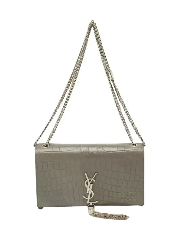 Saint Laurent Medium Kate Tassel Shoulder Bag - Grey