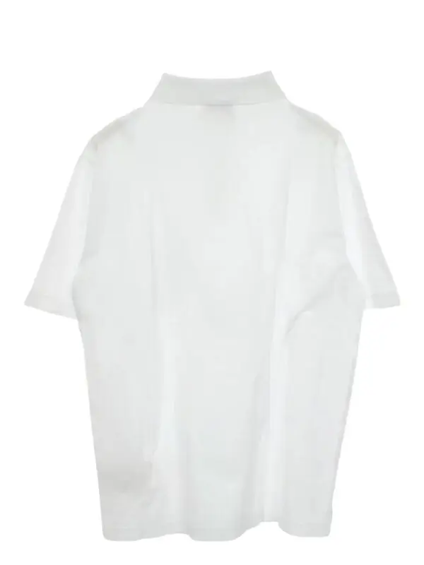 Hermès 2020s Pocket-detail Cotton Polo Shirt - White