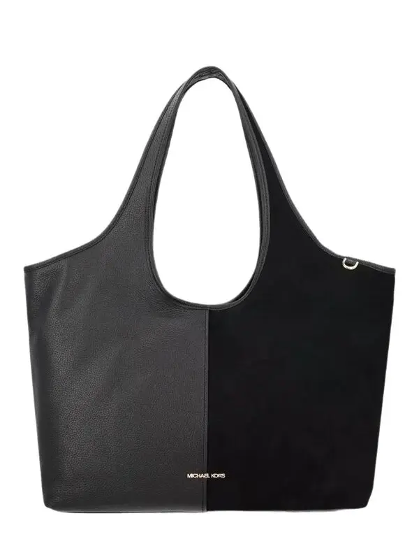 Michael Kors Large Leather Tote Bag - Black