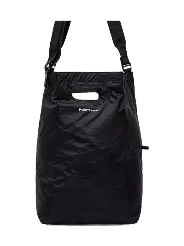PEAK PERFORMANCE Street Logo-print Tote Bag - Black