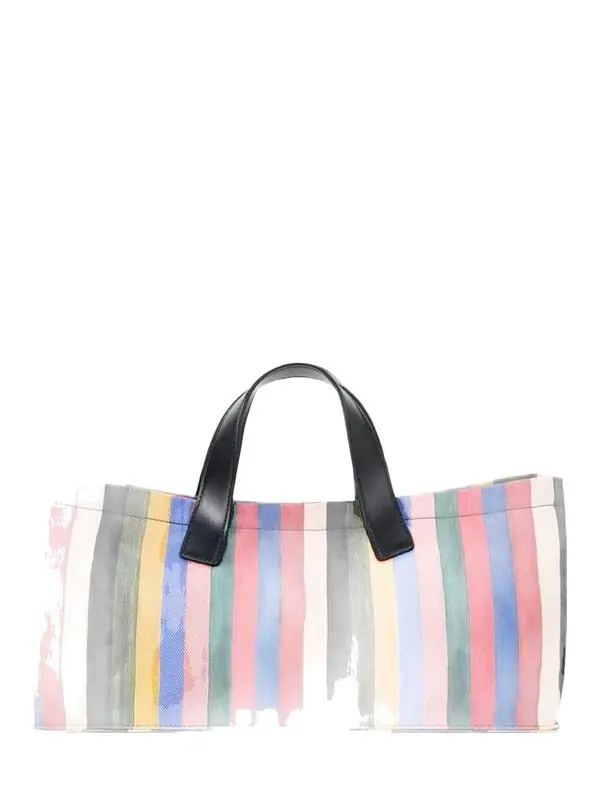 Staud Port Artist Stripe Tote Bag - Blue