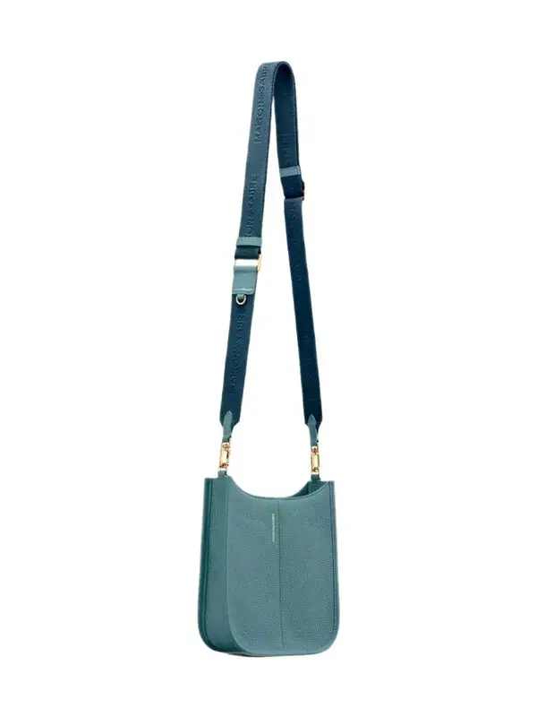 MAISON DE SABRE Grainy Leather Saddle Bag - Blue