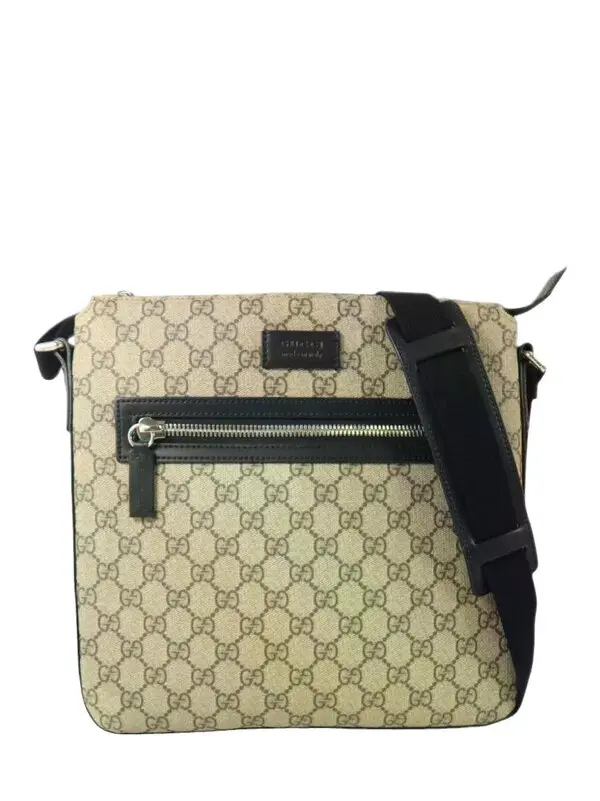 Gucci Gg Supreme Canvas Cross Body Bag - Neutrals