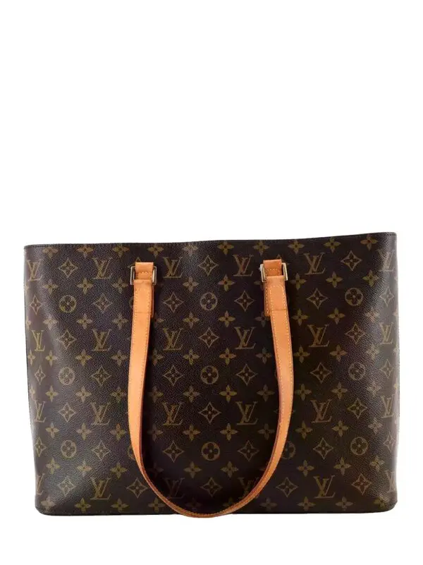 LOUIS VUITTON Monogram Canvas Tote Bag - Brown