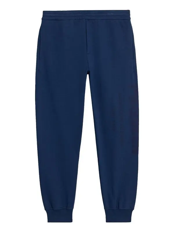 Alexander McQueen Tapered French Cottonterry Sweatpants - Navy