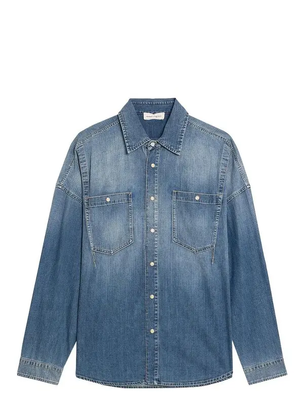 Alexander McQueen Denim Shirt - Mid Denim