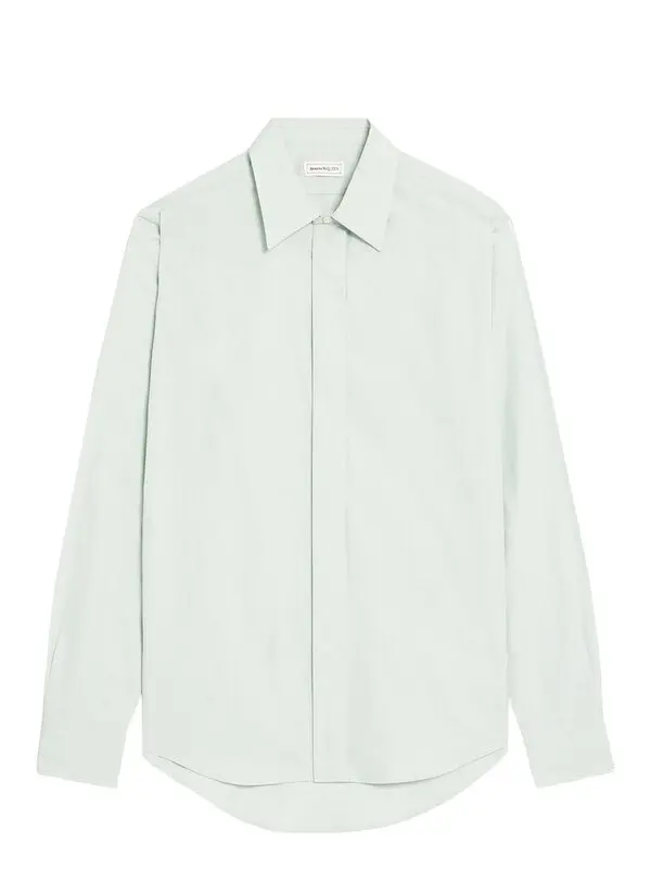 Alexander McQueen Cottonpoplin Shirt - Mint